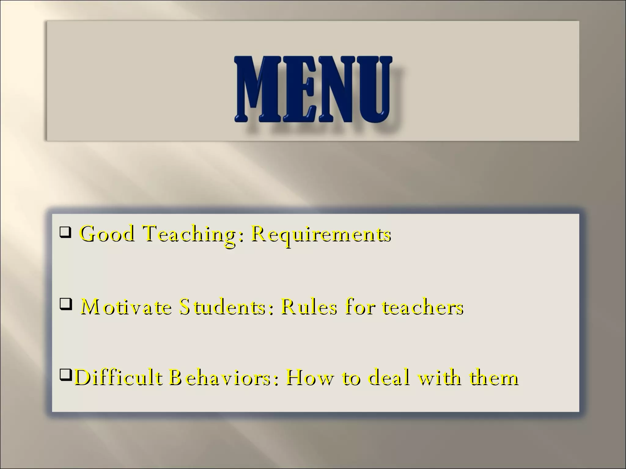 Good Teaching | PPT