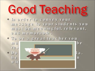Good Teaching | PPT