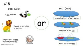 Teaching Your Kids 10 #Homophones that are Easily Confused | PDF