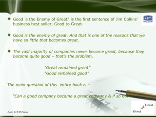Good 2 great | PPT