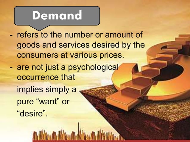 Law of Demand | PPT