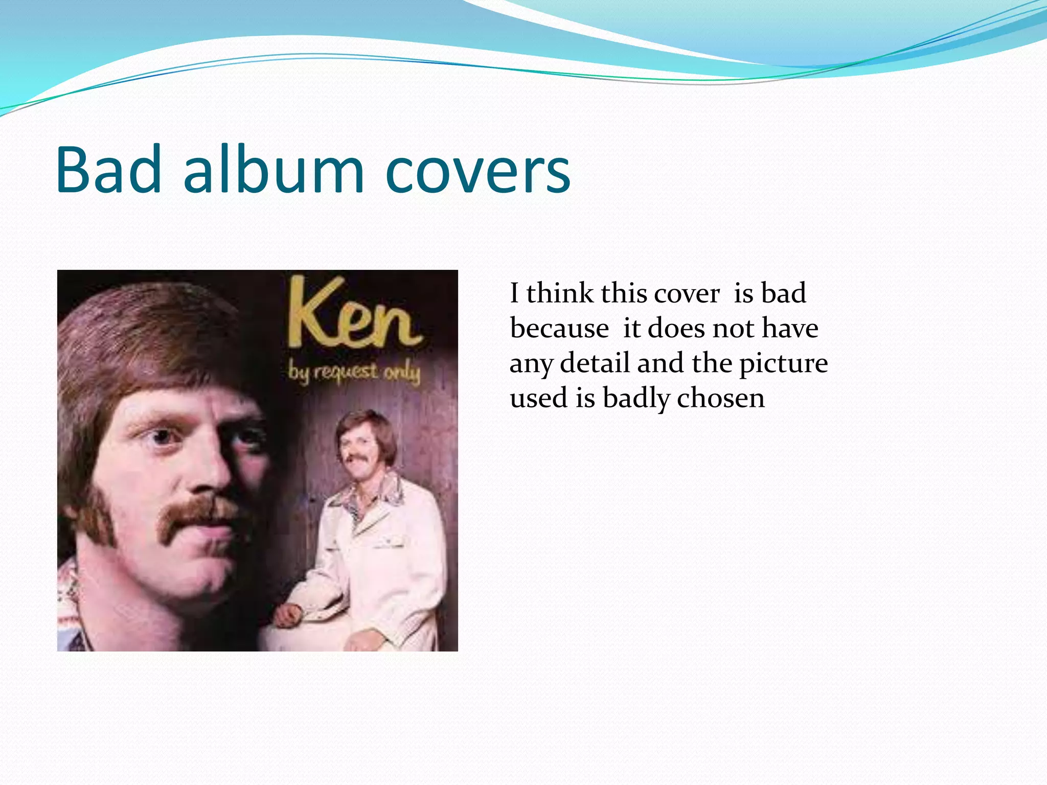 Good and bad album covers | PPTX