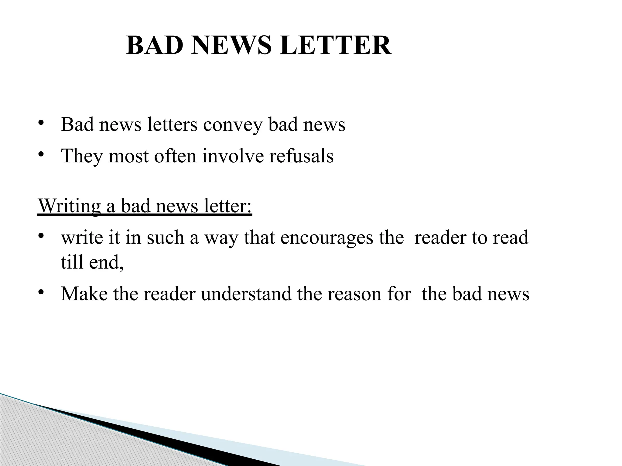 IMPORTANCE OF GOOD AND BAD NEWS IN WRITTEN AND ORAL COMMUNICATION.pptx