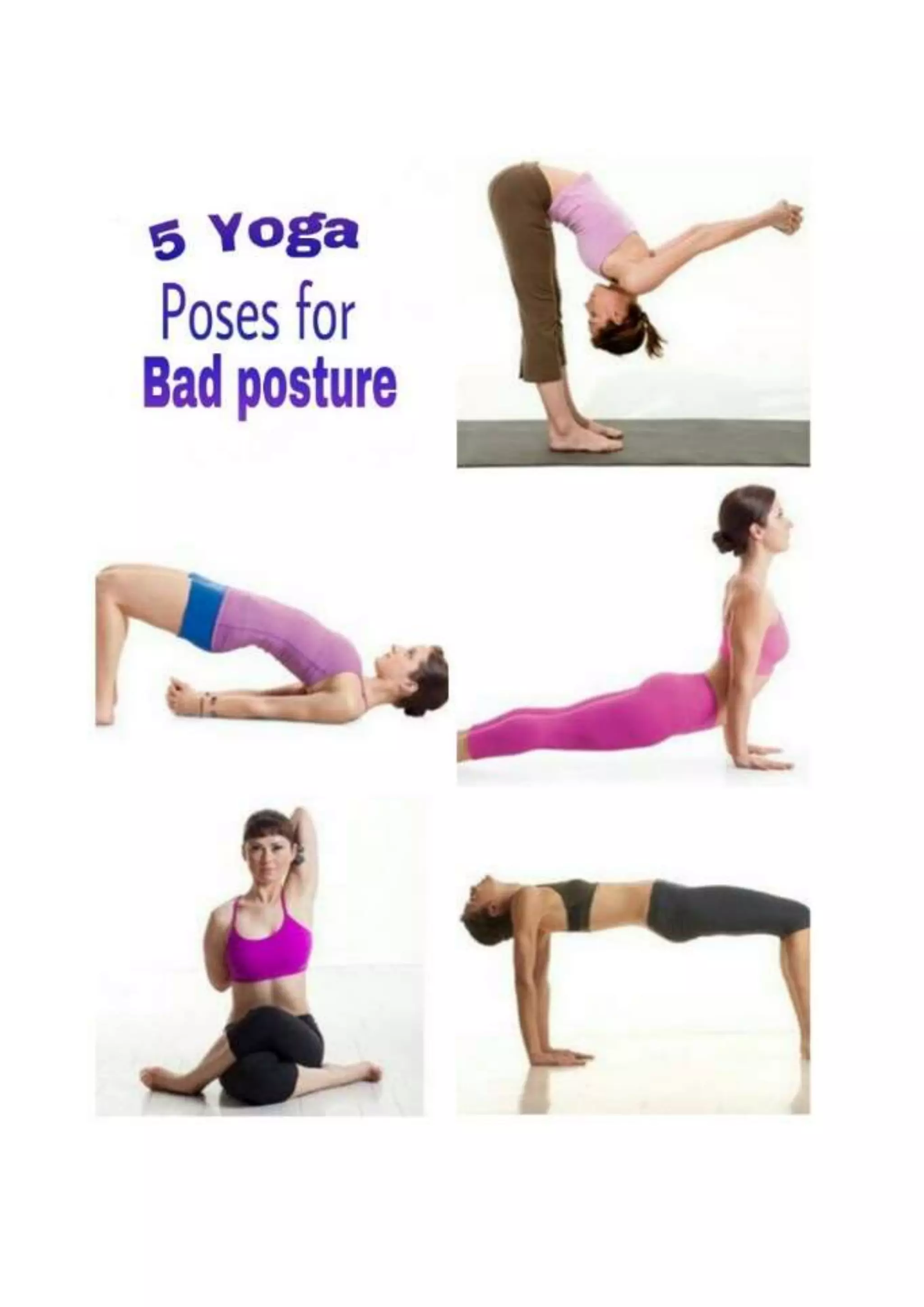 Good and bad postures & yoga postures | DOC