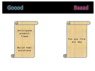 Good & Bad product manager | PPTX