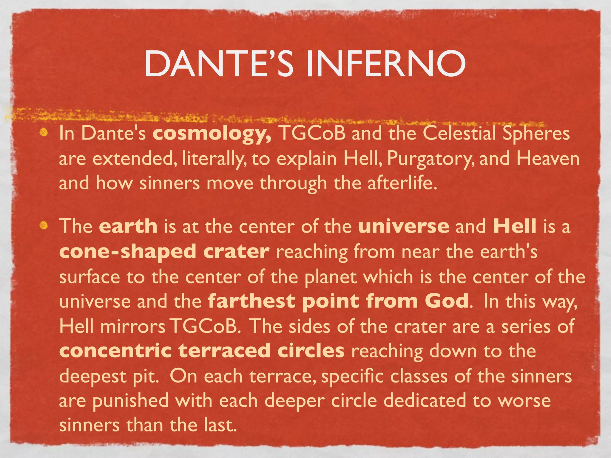 Introduction to Dante's Inferno: The Celestial Spheres and the Great ...