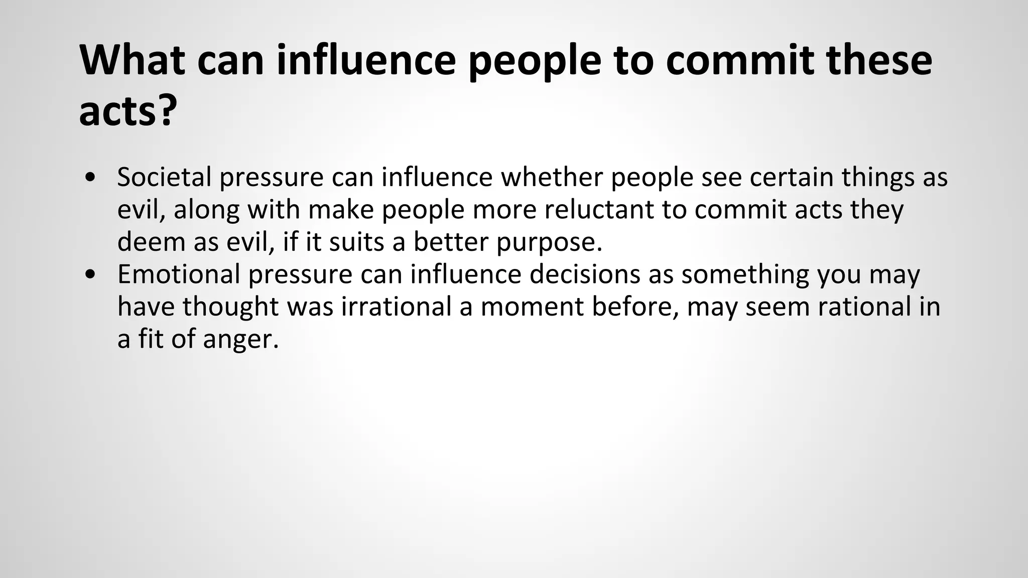 Good and evil | PPTX