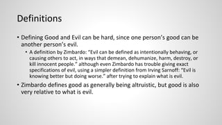 Good and evil | PPTX