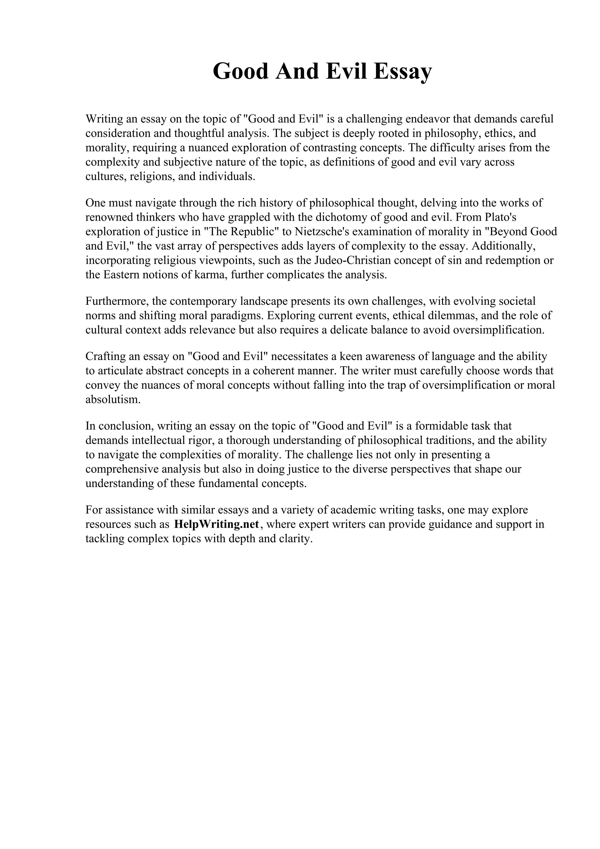 Good And Evil Essay.pdf