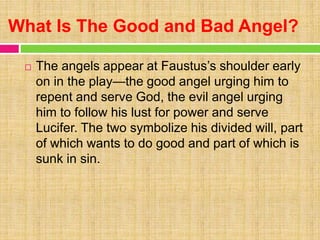 Good And Bad Angels On Shoulder