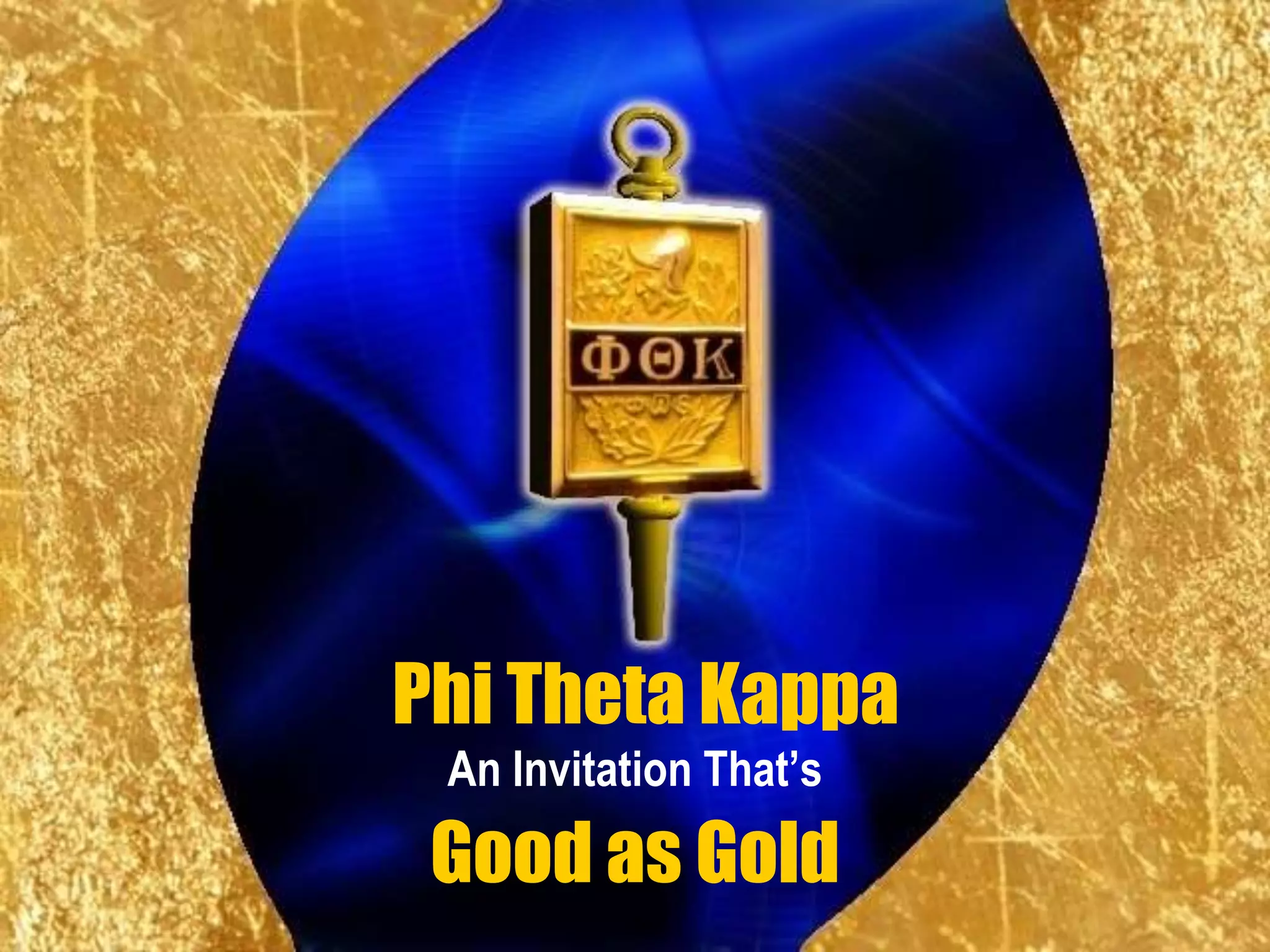 Phi Theta Kappa Membership Orientation | PPSX