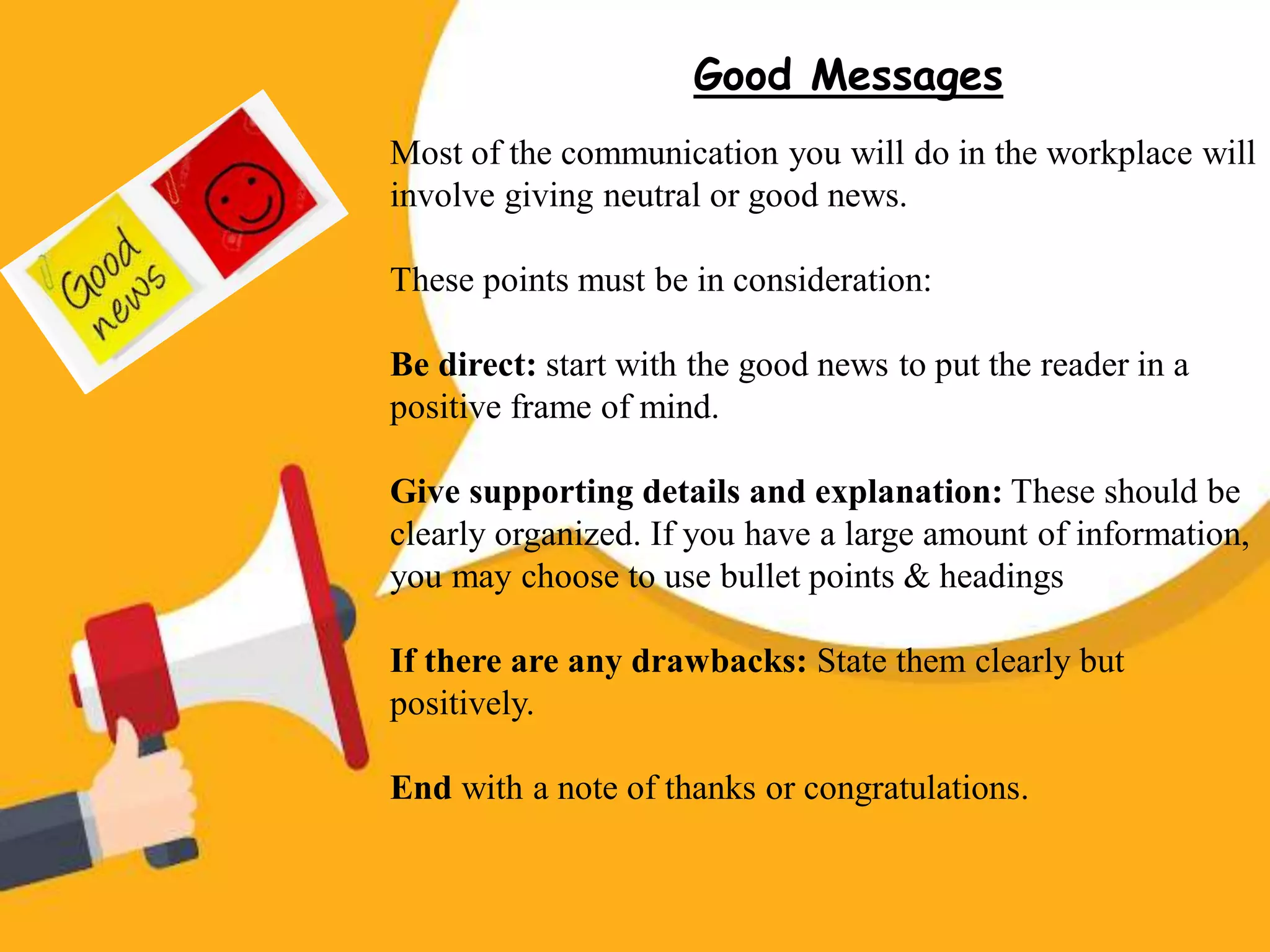 Good & Bad Messages | PDF
