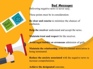 Good & Bad Messages | PDF