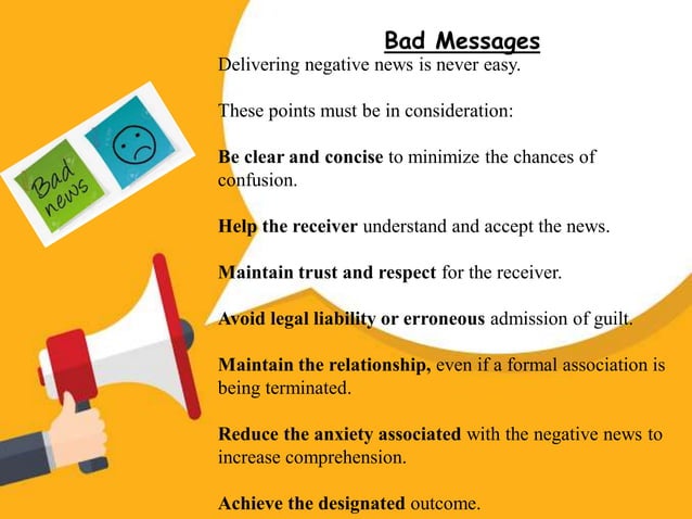 Good & Bad Messages | PDF | Business and Finance