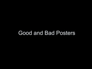 Good&Bad Poster | PPT