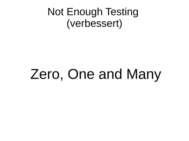 Good Tests Bad Tests | PPT