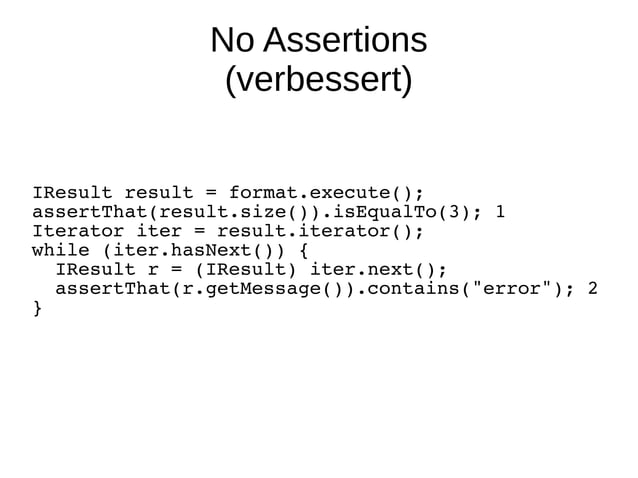 Good Tests Bad Tests | PPT