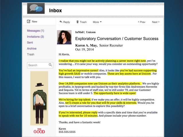 InMails: The Good, the Bad and the Ugly | PPT