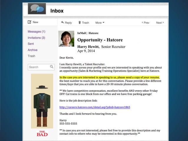 InMails: The Good, the Bad and the Ugly | PPT
