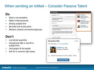 InMails: The Good, the Bad and the Ugly | PDF