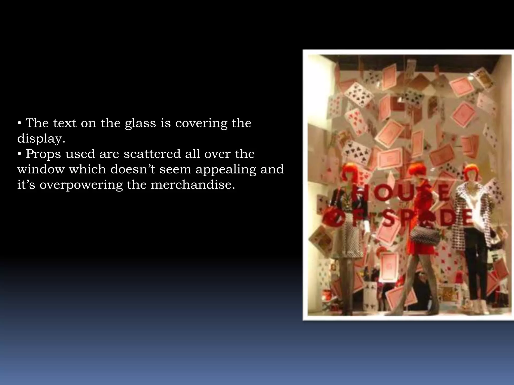 Good & bad window display | PPTX