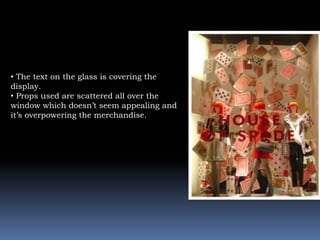 Good & bad window display | PPTX