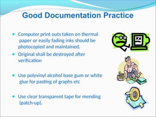 good bdocumentation practice for pharmas | PPTX