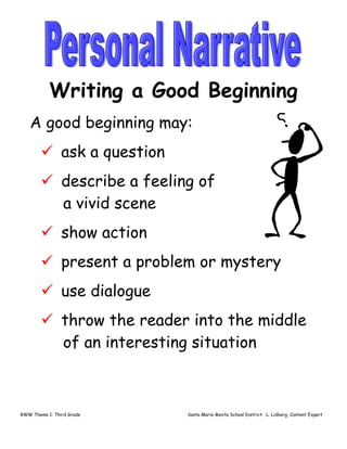 Good beginning[1] | PDF