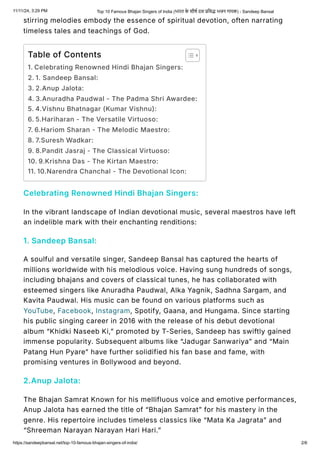 A good bhajan is a devotional song that hits the soul | PDF