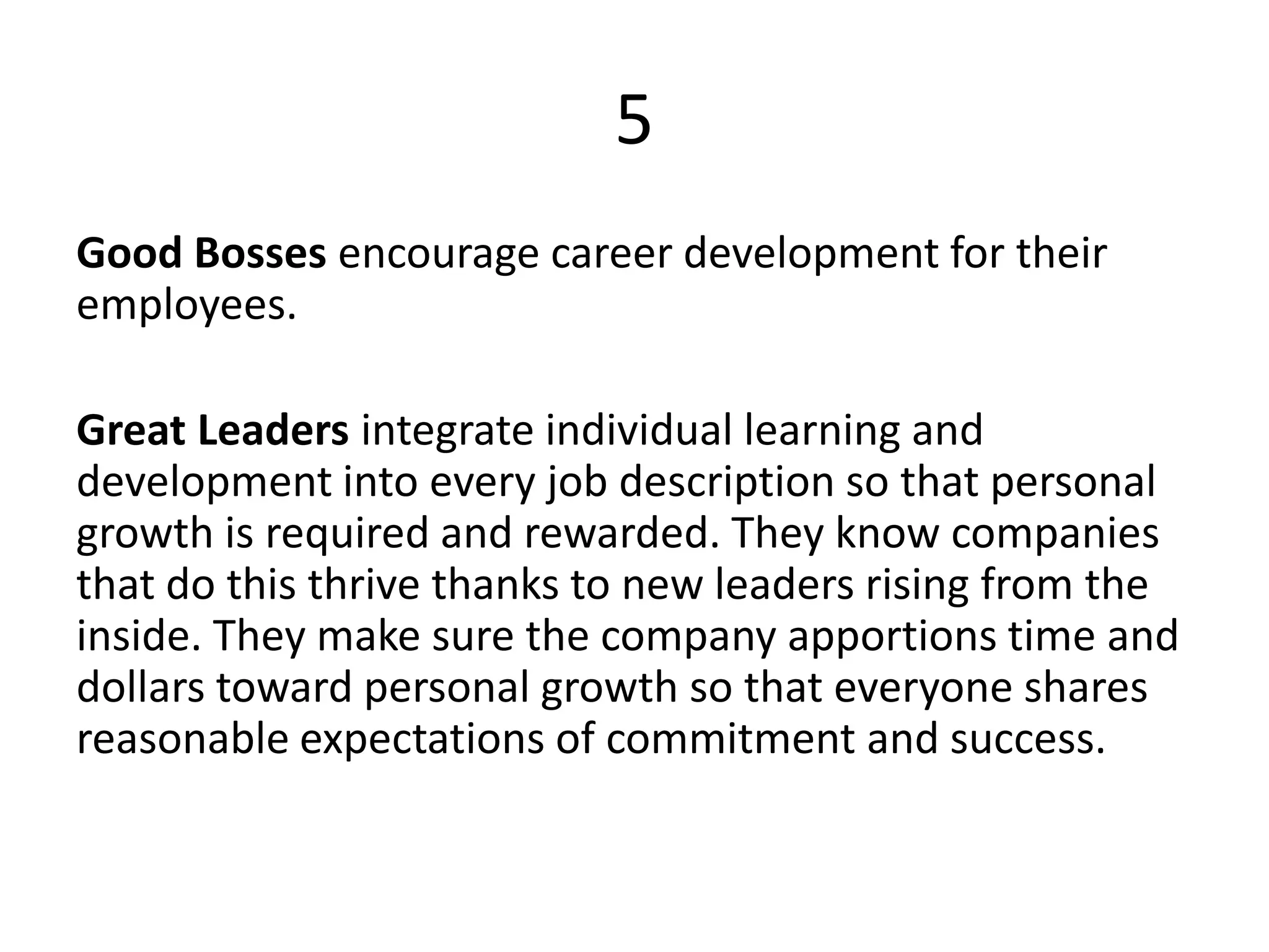 Good boss or great leader | PPTX
