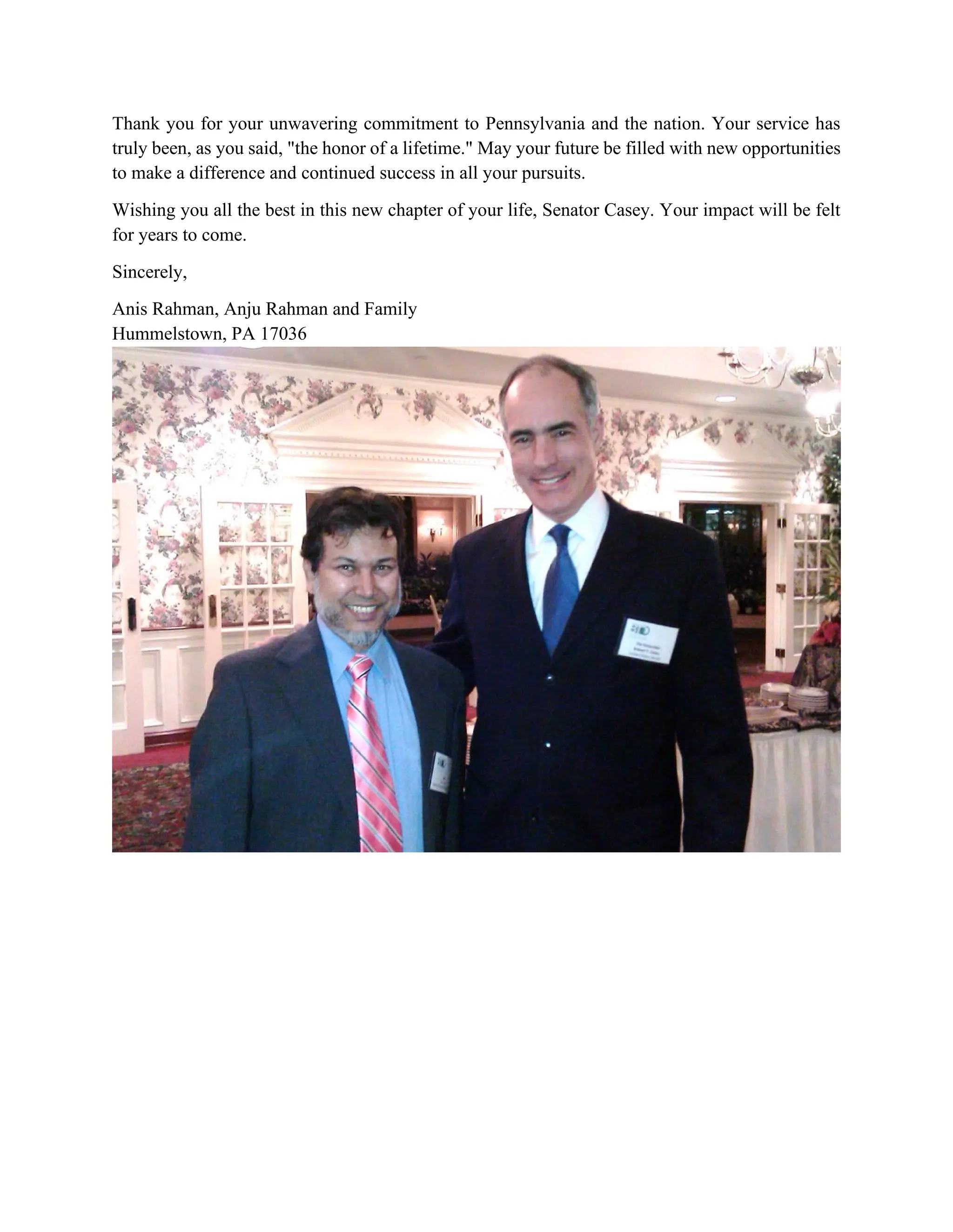 Goodbye and bright future note to Senator Bob Casey.pdf