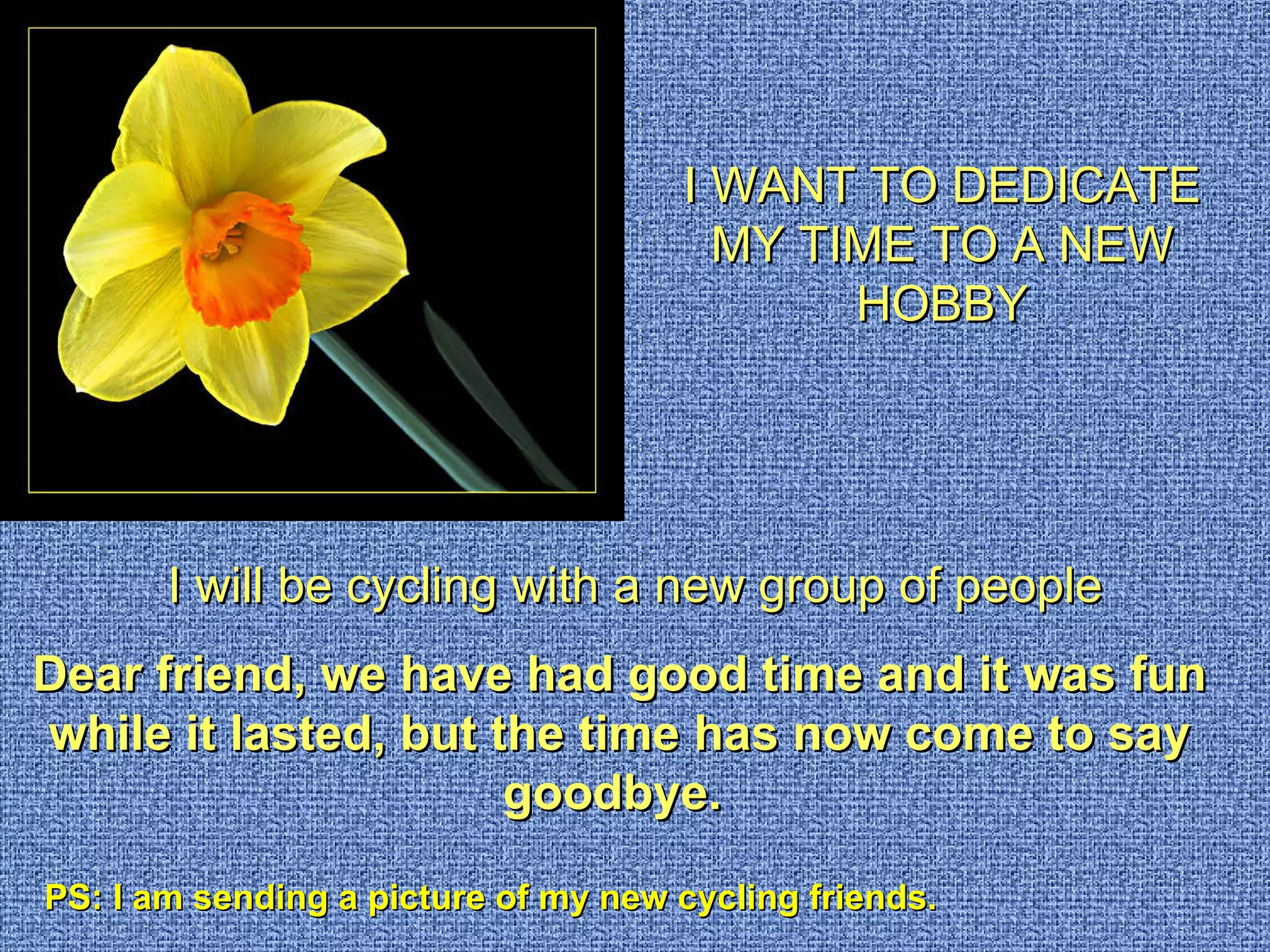 Goodbye Blog and Golf | PPS | Cycling | Sports