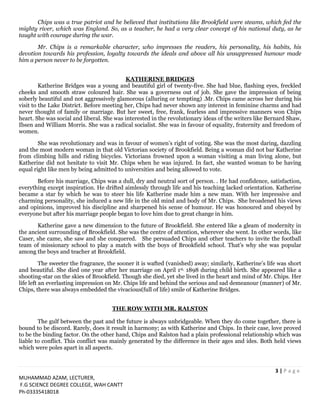 Good Bye Mr. CHIPS In English | PDF