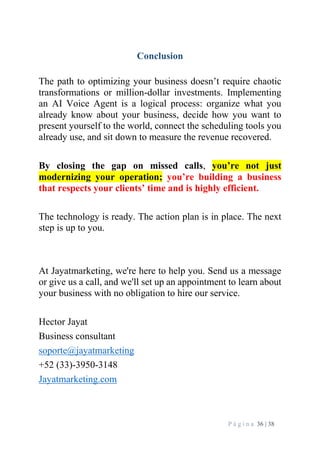 Goodbye Missed Calls - Stop Losing Calls And Prospects | PDF