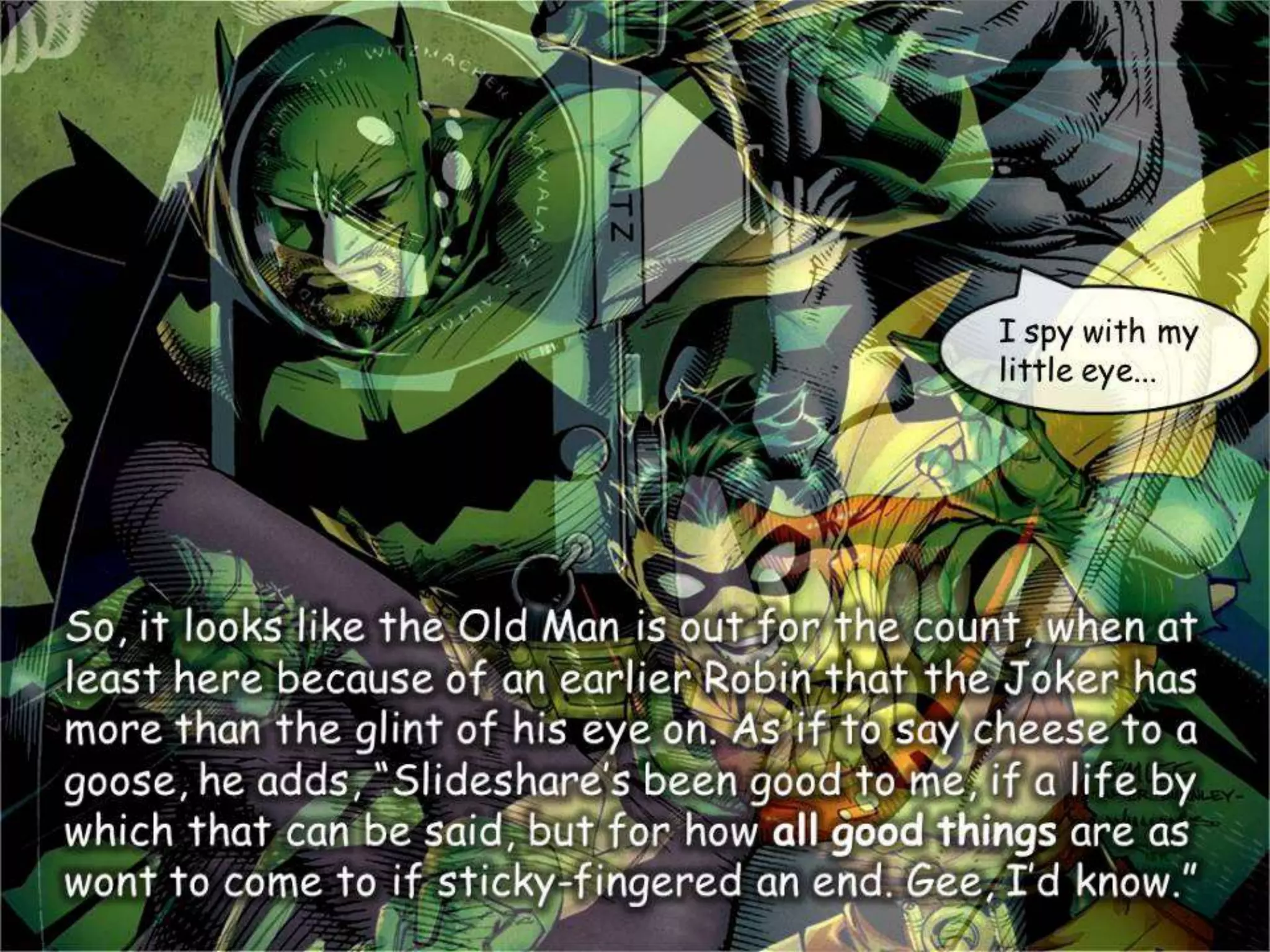 Goodbye to Batman | PPTX