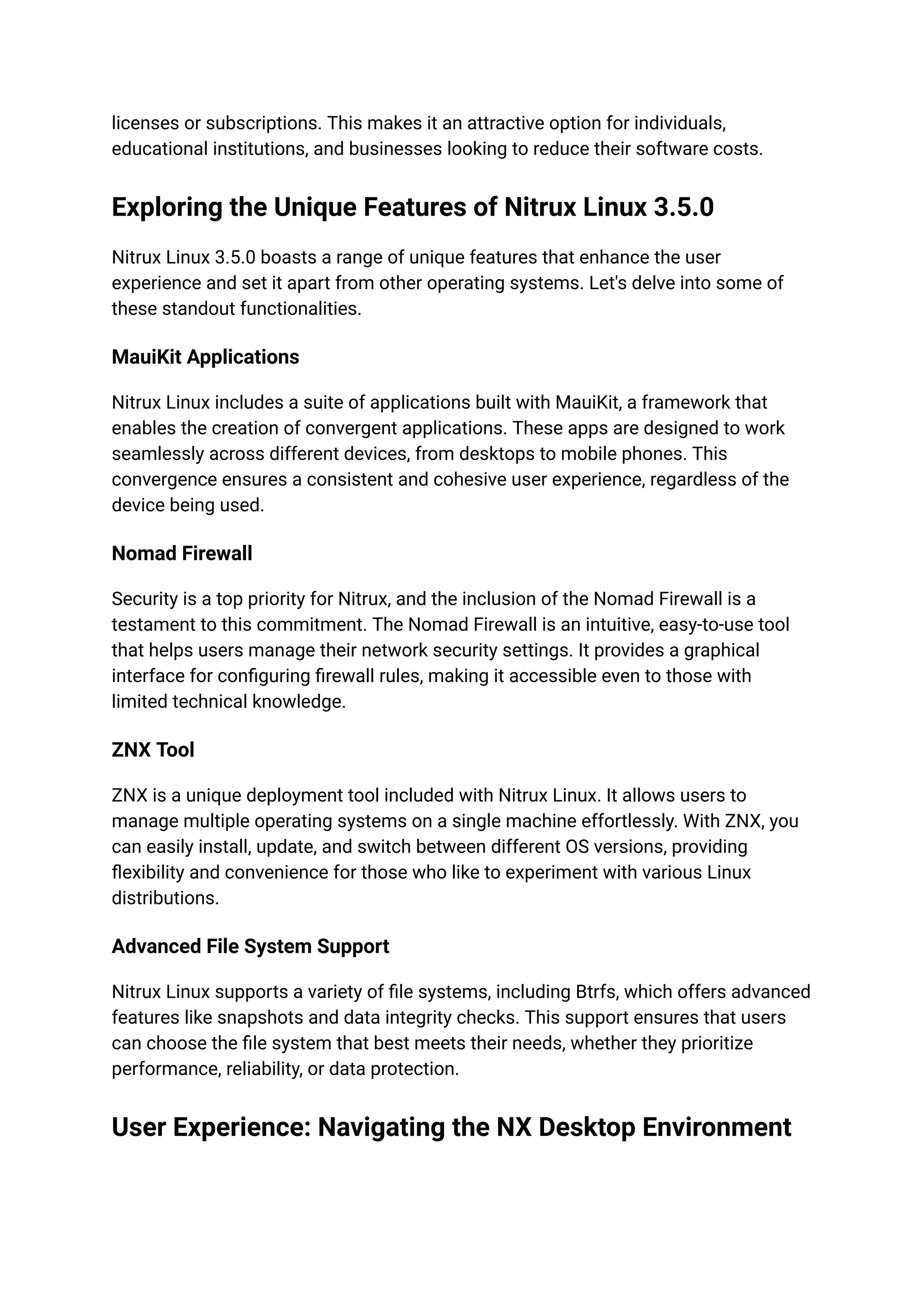 Goodbye Windows 11: Make Way for Nitrux Linux 3.5.0! | PDF