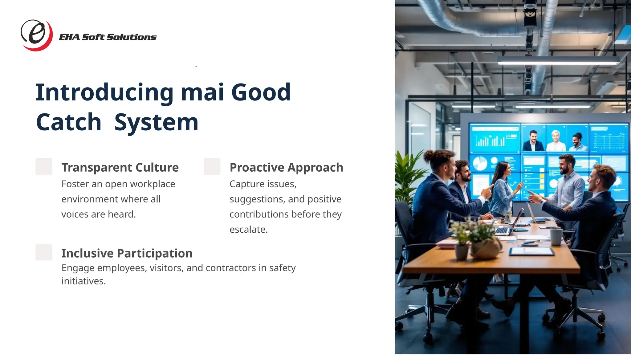 EHA Software: Good Catch System for Safety Success | PPT
