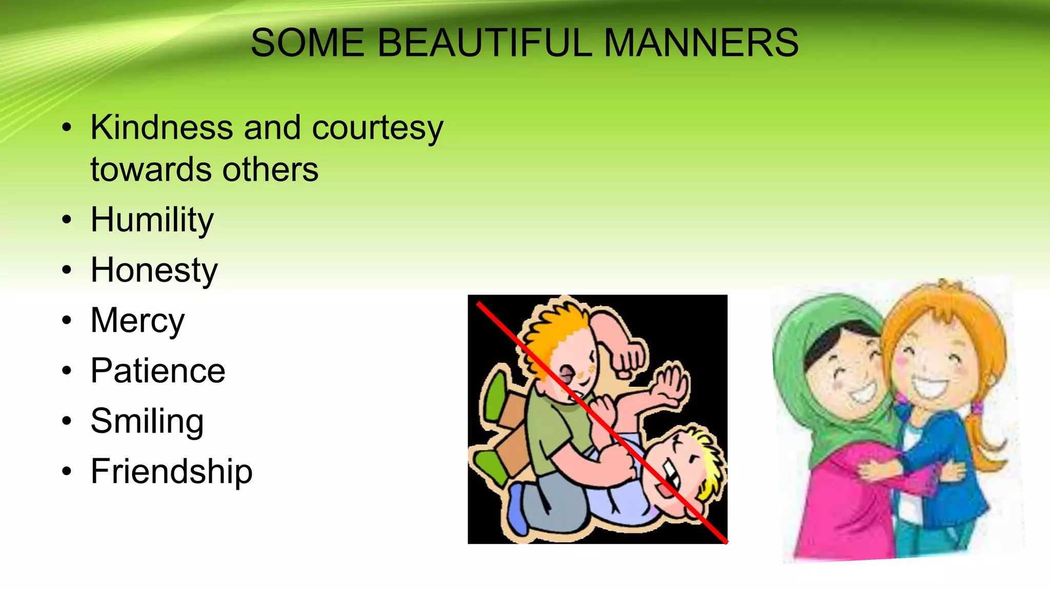 Good character in Islam | PPTX