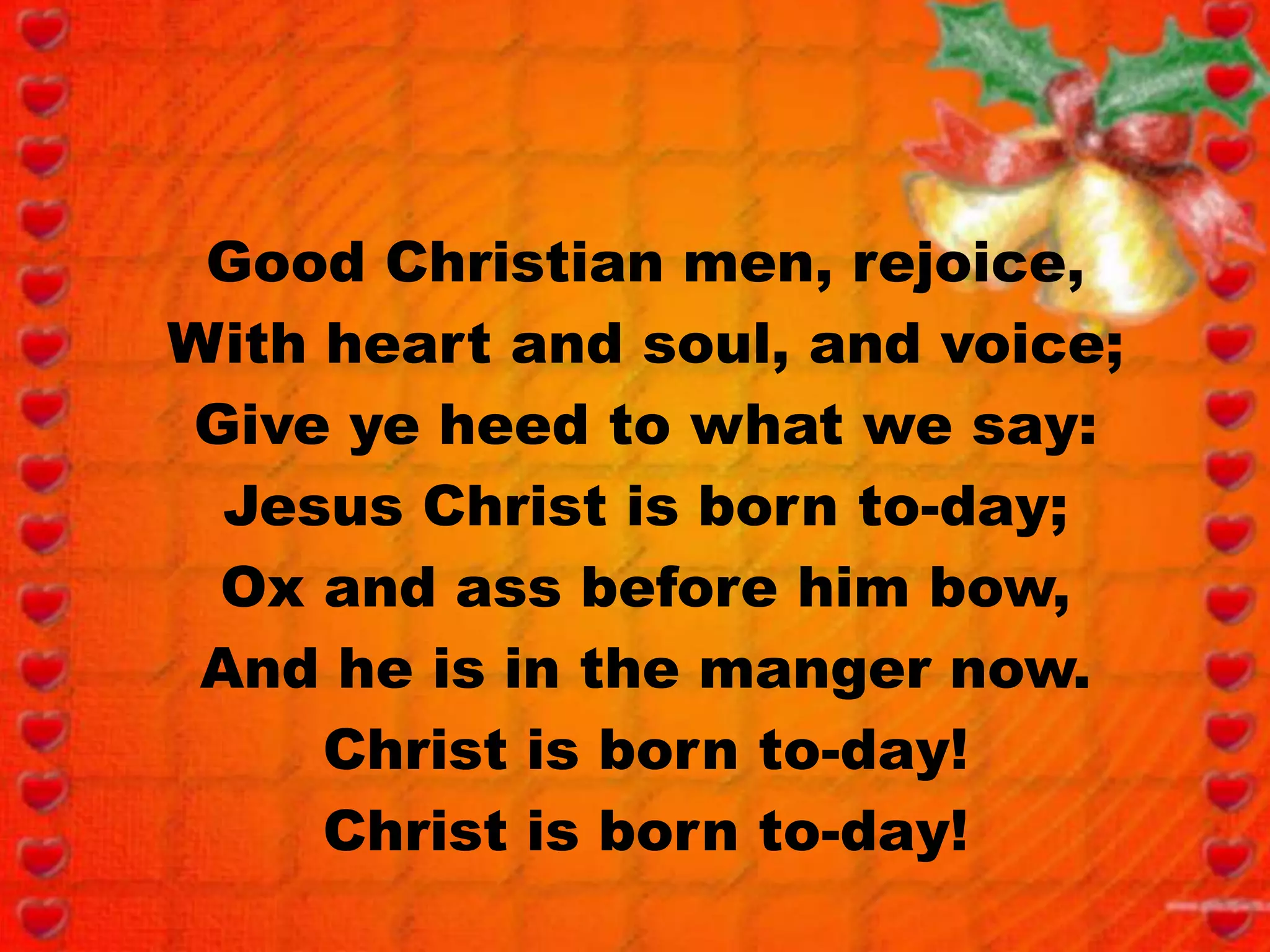 Good Christian Men Rejoice | PPTX