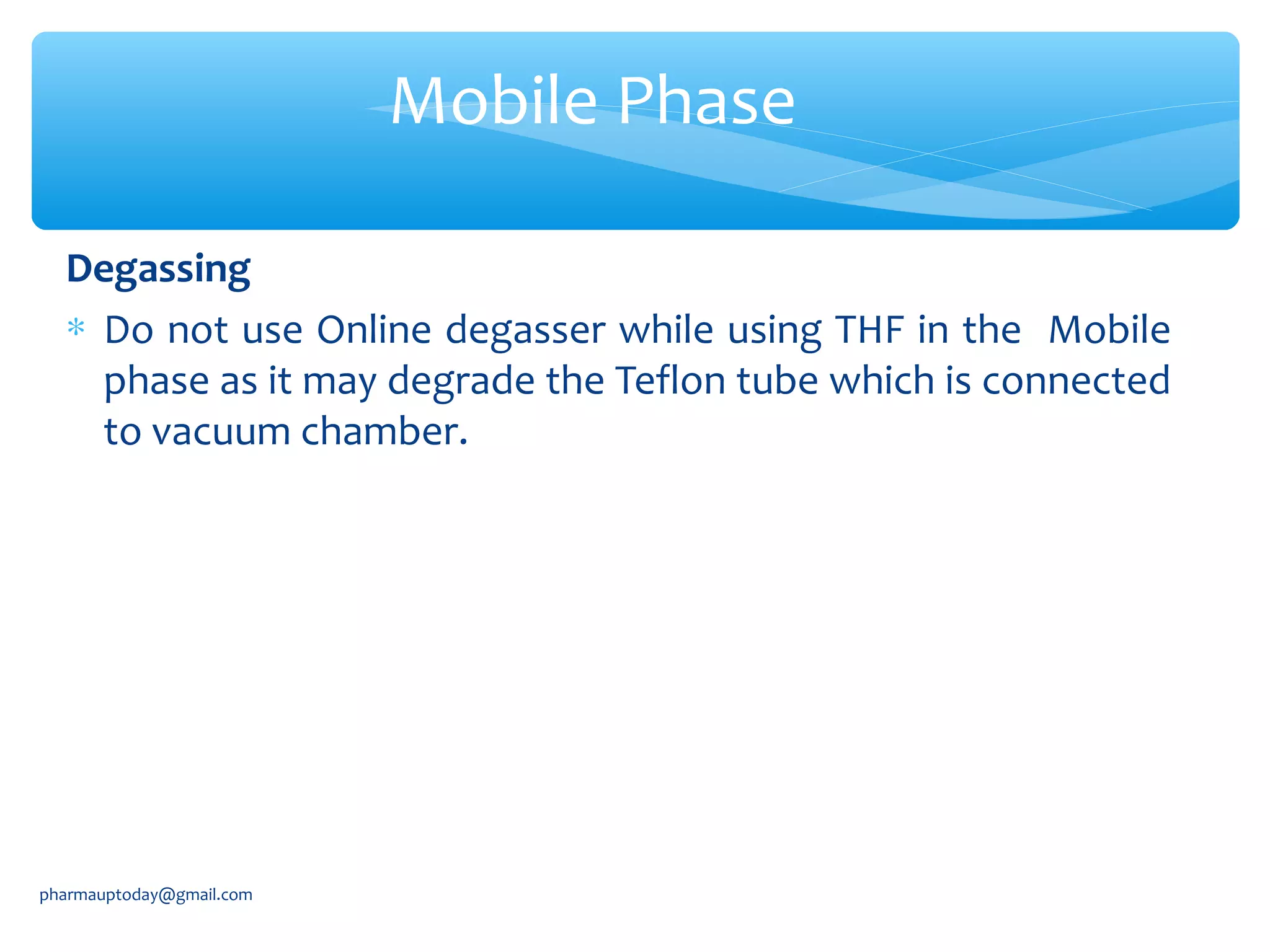 Good chromatographic practices | PPT