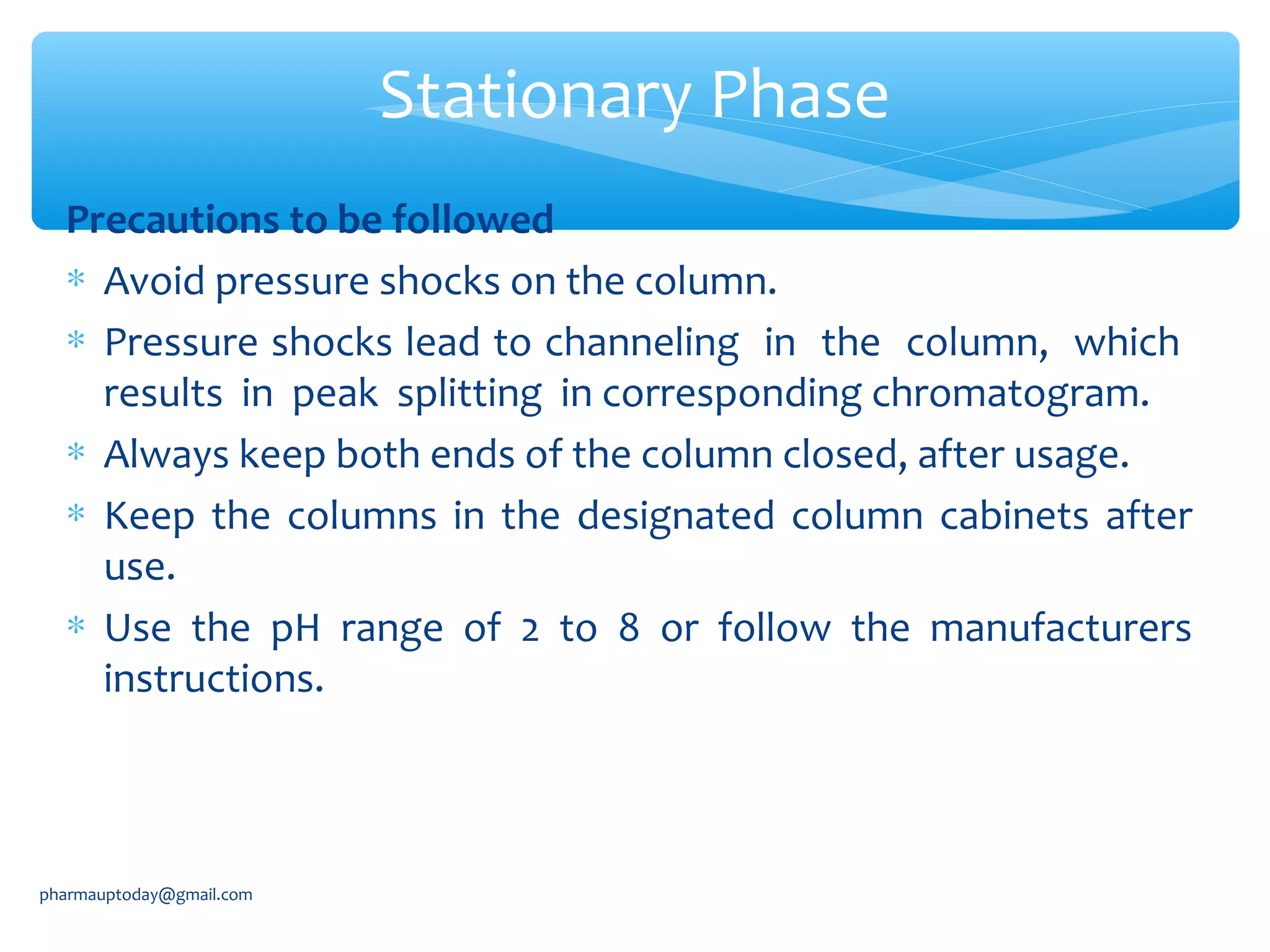Good chromatographic practices | PPT