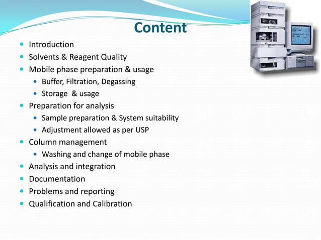 Good Chromatographic Practices | PDF