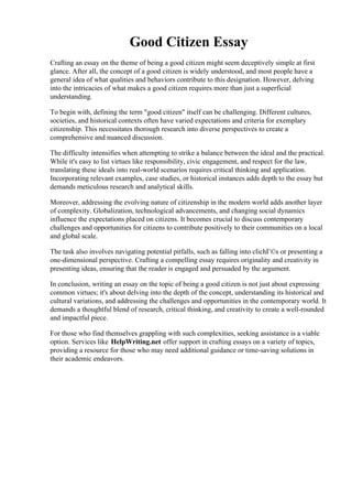 Good Citizen Essay.pdf