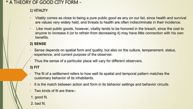Good city form | PPTX