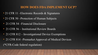 good clinical practice dept of pharmacology | PPTX