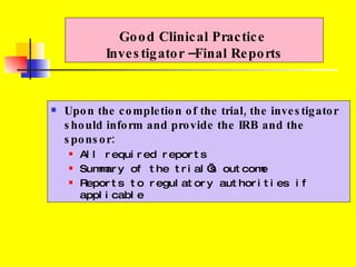 Good Clinical Practice | PPT