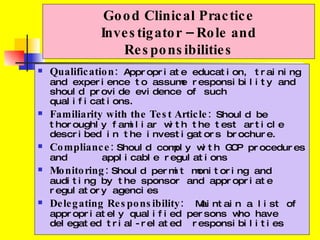 Good Clinical Practice | PPT