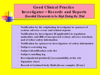 Good Clinical Practice | PPT