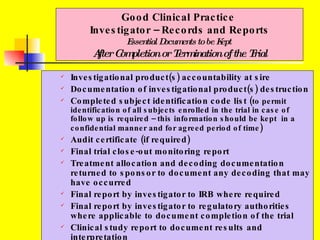 Good Clinical Practice | PPT