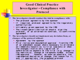 Good Clinical Practice | PPT